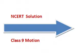 NCERT Motion Class 9 Solution