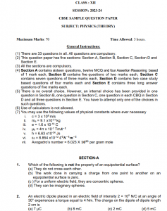 Sample Paper for Class 12 Board examination by CBSE( Updated for 2024)
