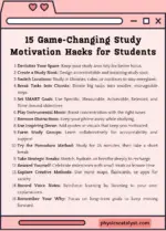 15 Genius Study Motivation Hacks Every Student Must Know ...