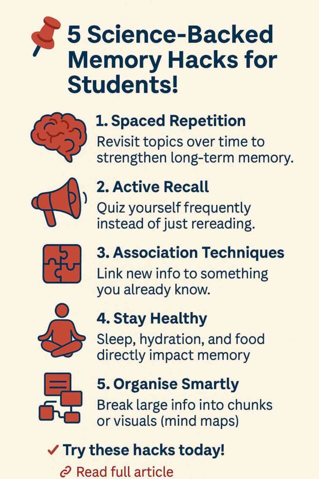5 Memory Hacks That Actually Work for Students