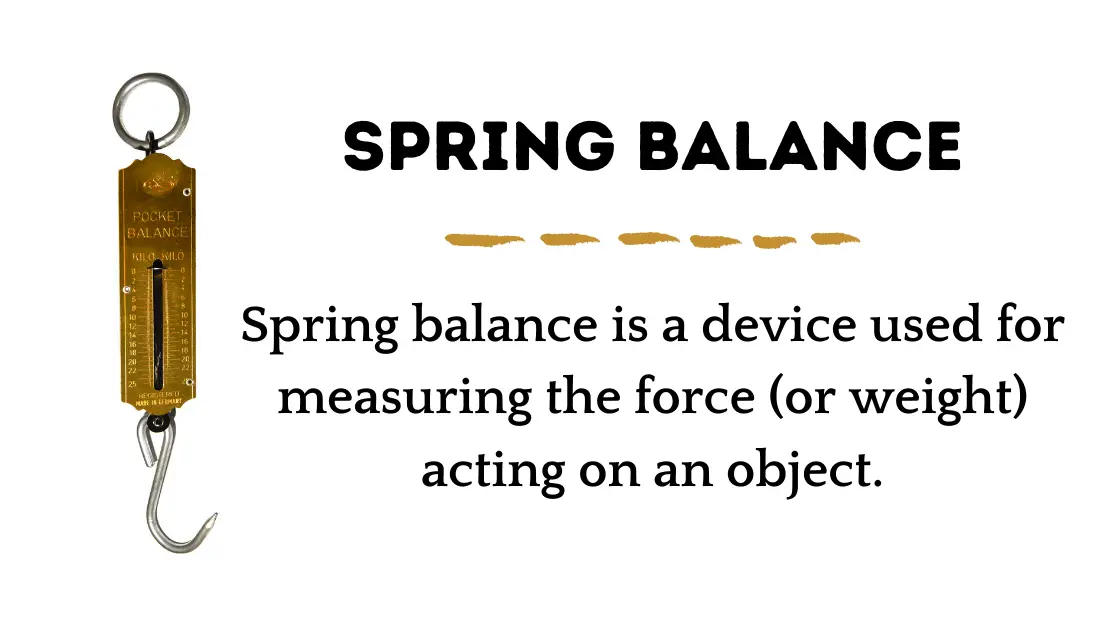 Spring Balance How Is It Used at Pearline Beard blog