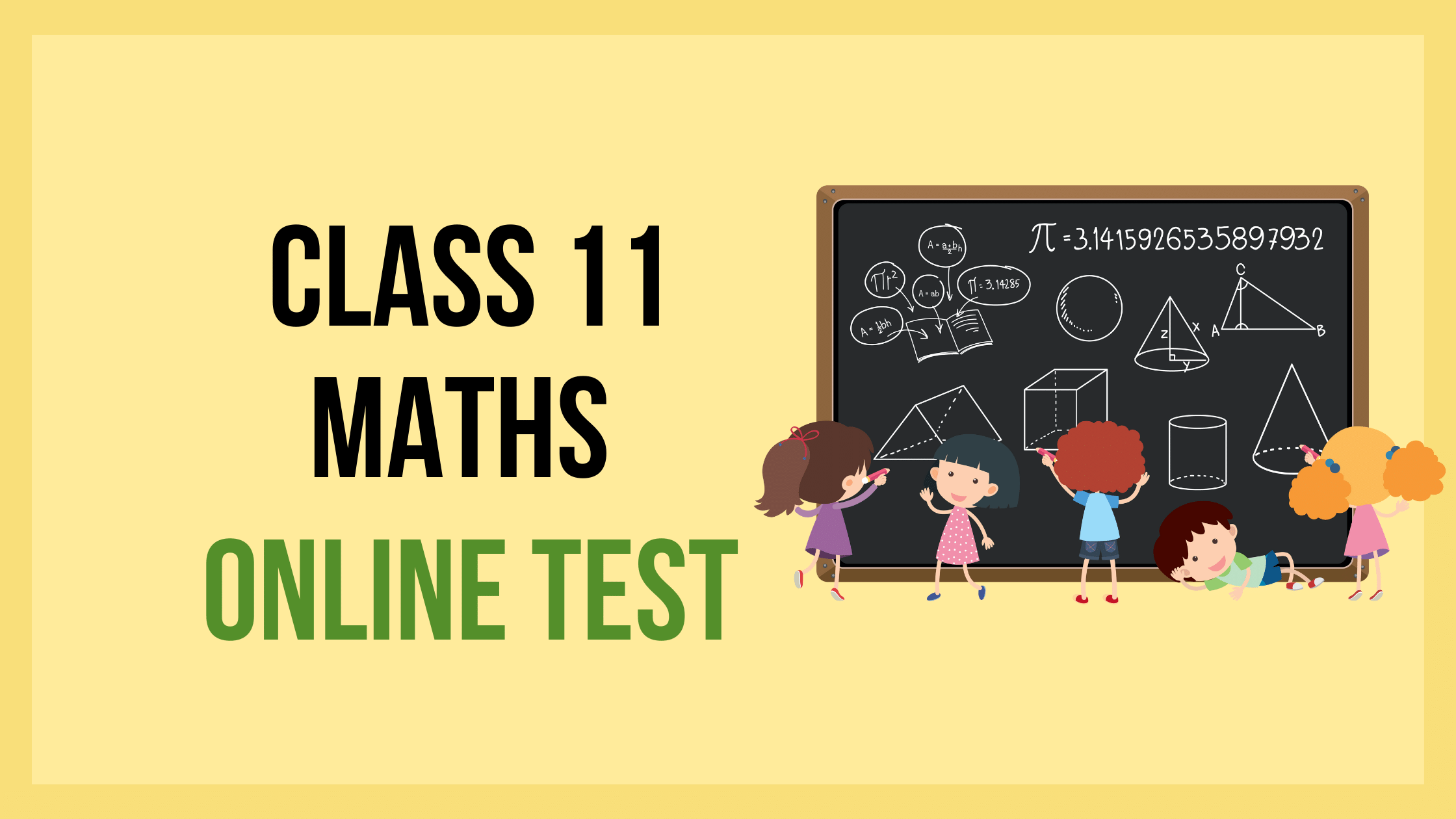 Online Test For Class 11 Maths MCQ Online Test